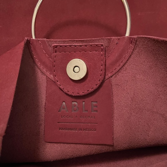 Able | Bags | Suede Handbag | Poshmark